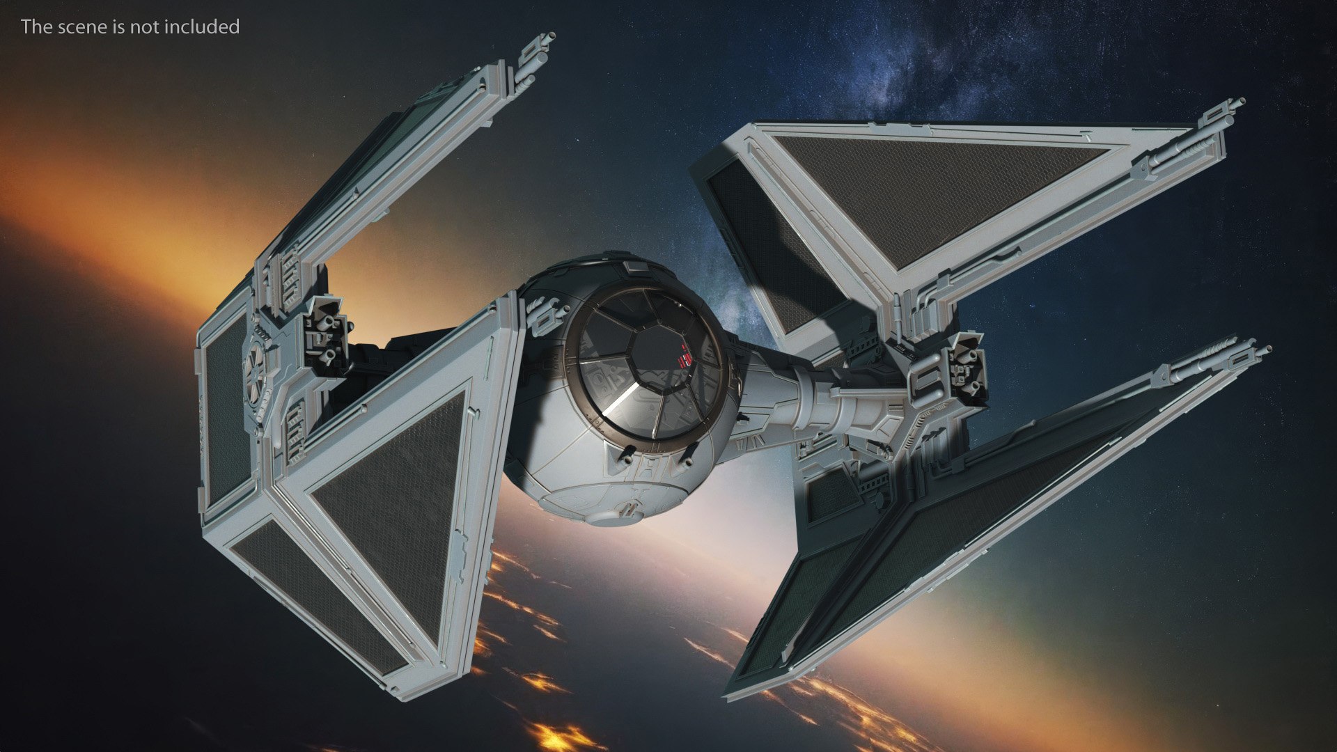 3D Star Wars TIE Interceptor Model - TurboSquid 2337745