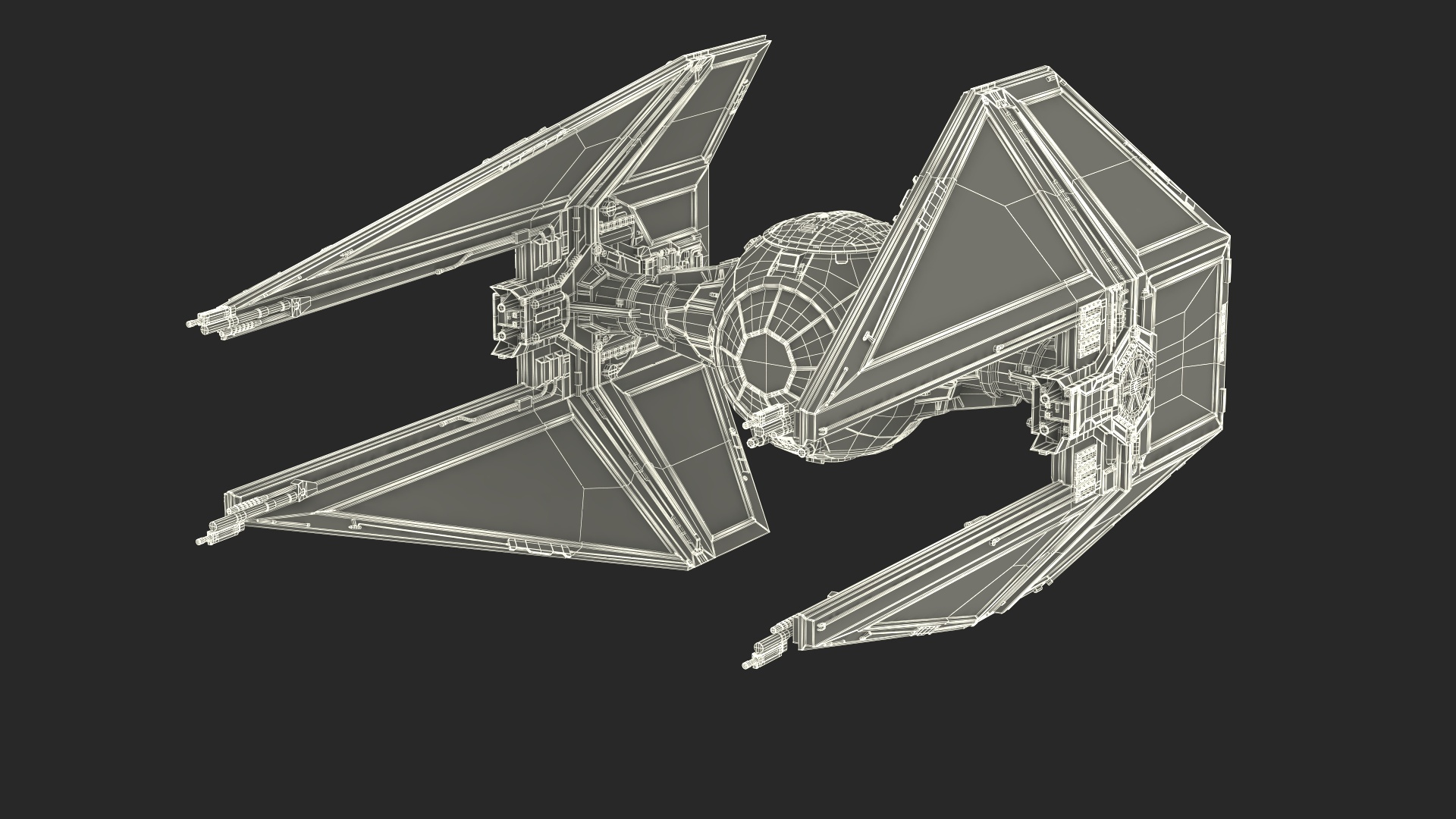 3D Star Wars TIE Interceptor Model - TurboSquid 2337745