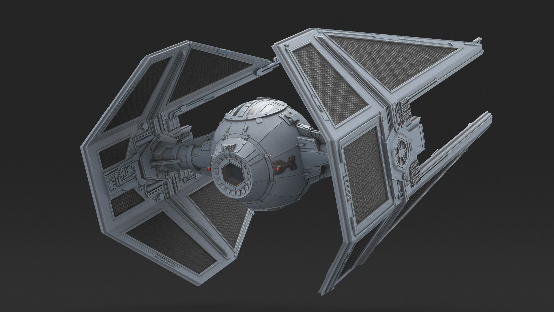 3D Star Wars TIE Interceptor Model - TurboSquid 2337745