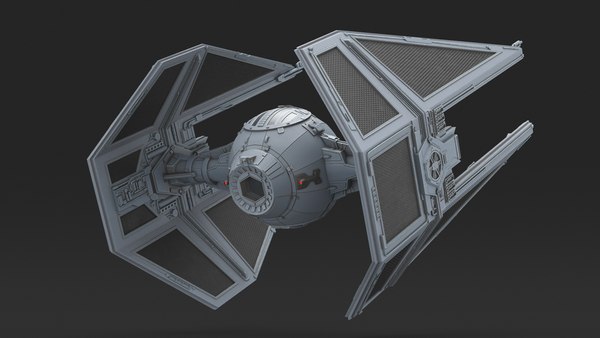 modelo 3d Interceptor TIE de Star Wars - TurboSquid 2337745