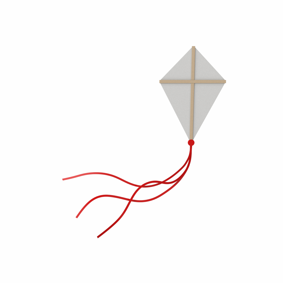 Paper Kite 3D Model - TurboSquid 2192215