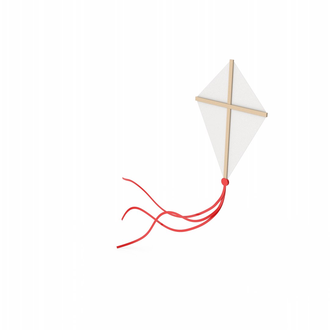 Paper Kite 3D Model - TurboSquid 2192215