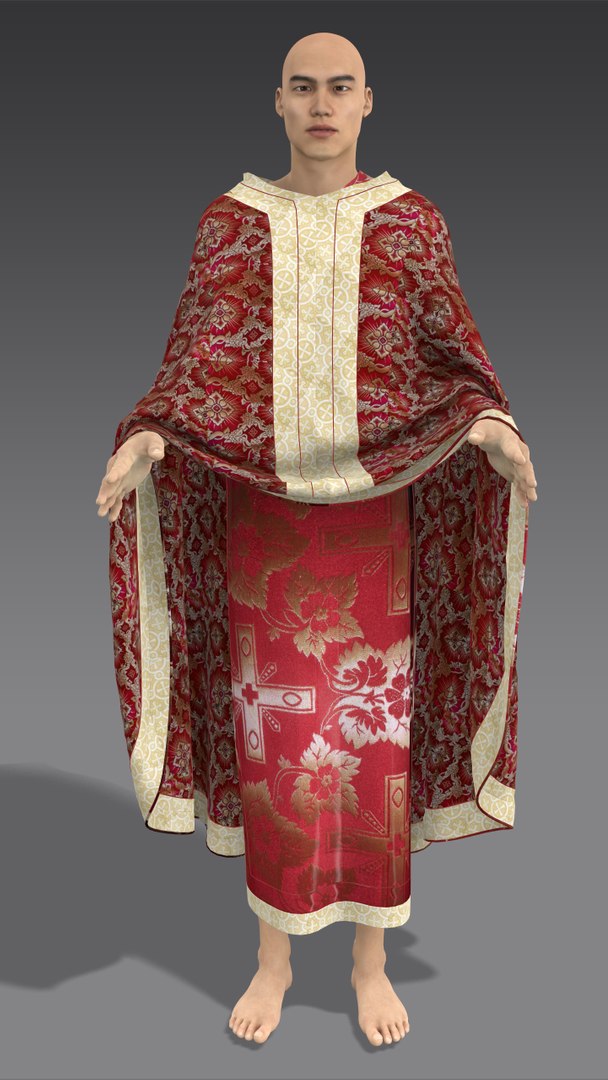 3D Priest Clothing - TurboSquid 2179687