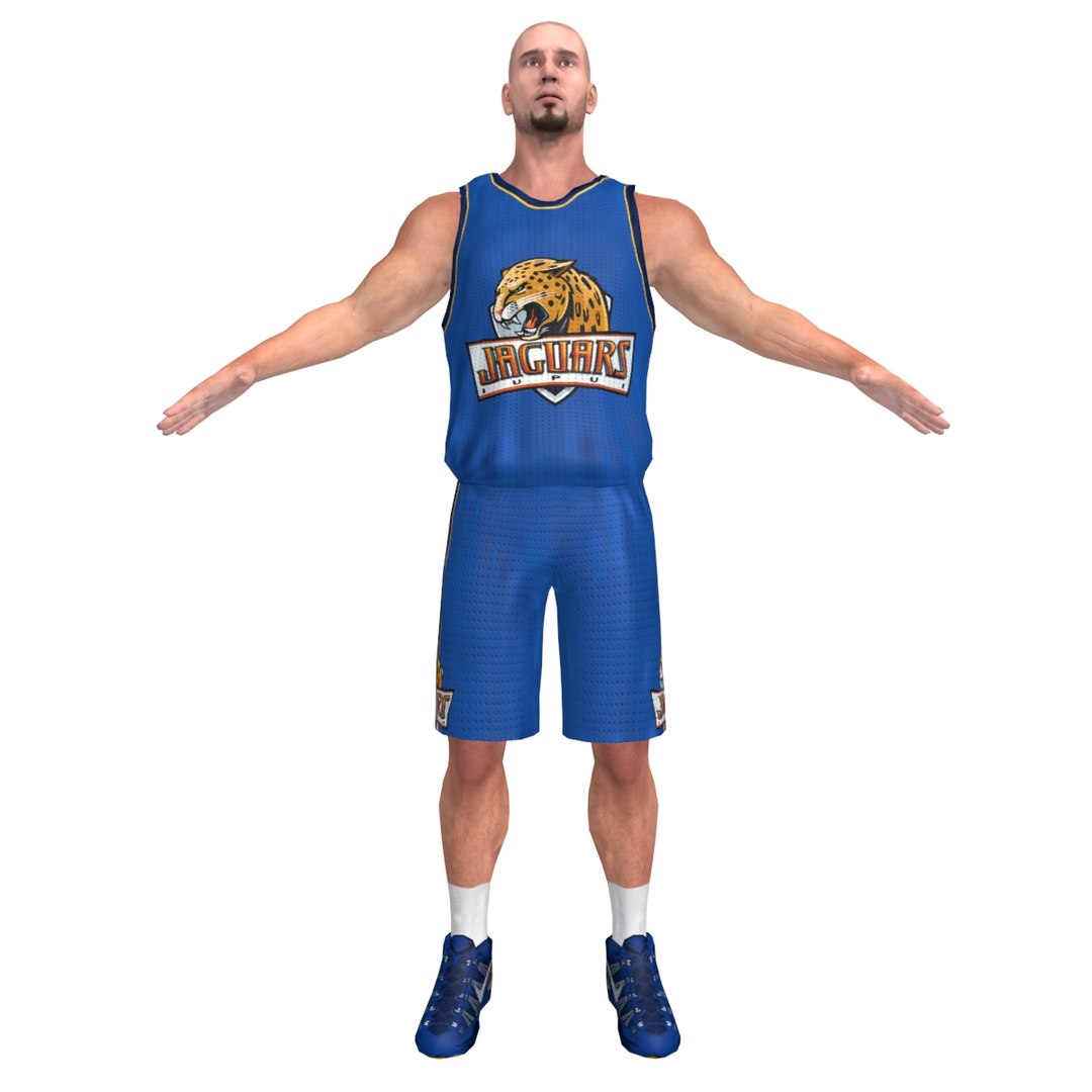 3d Basketball Player Model