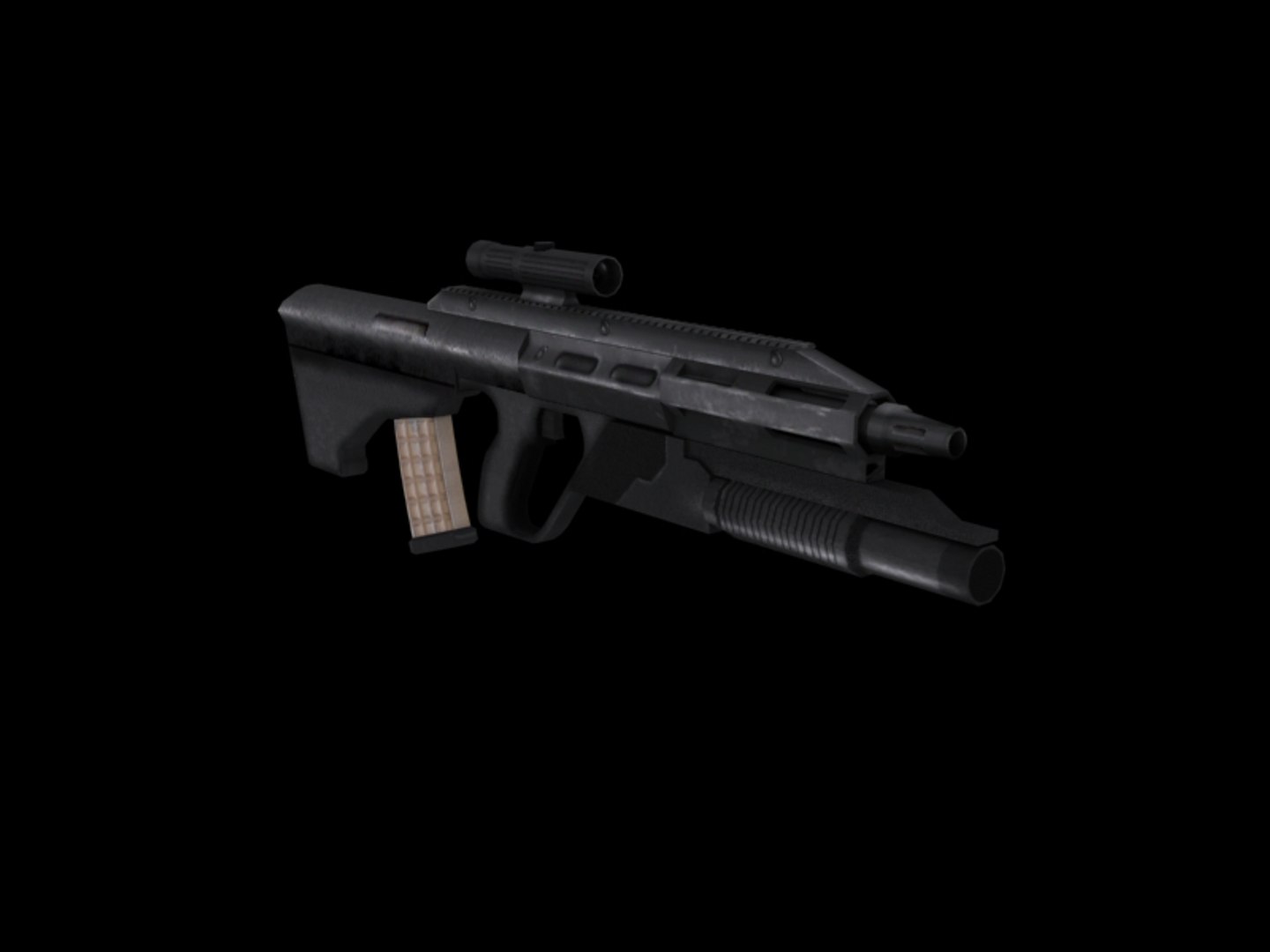 steyr aug a3 3d model