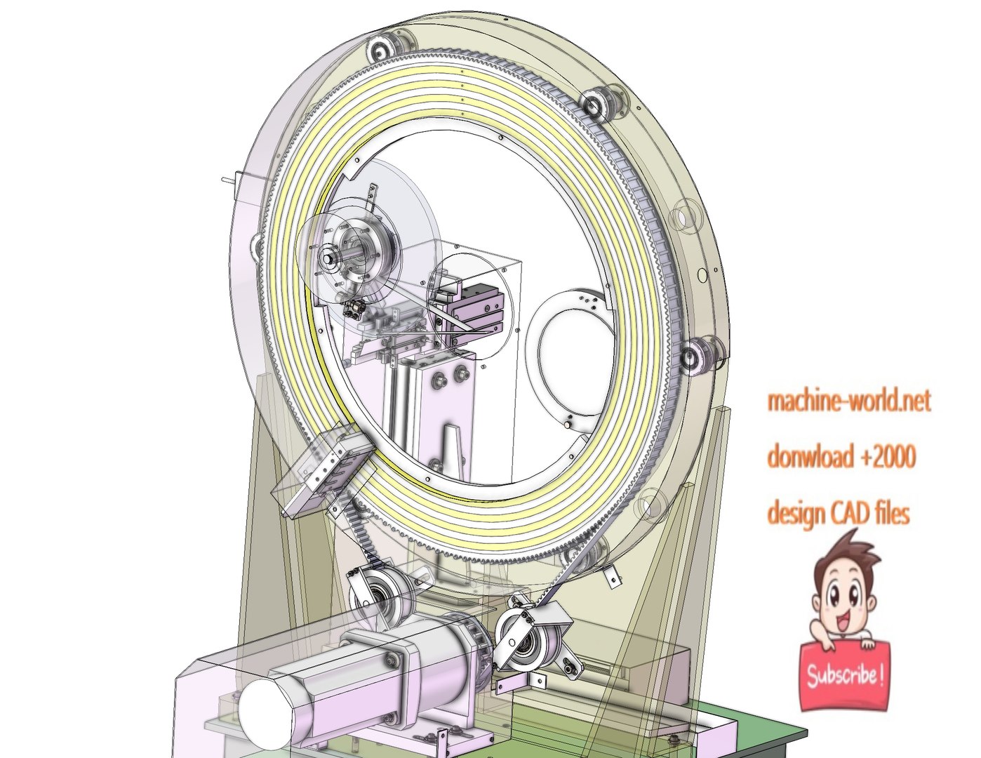 modelo 3d industrial 3D model Round rod winding machine - TurboSquid ...
