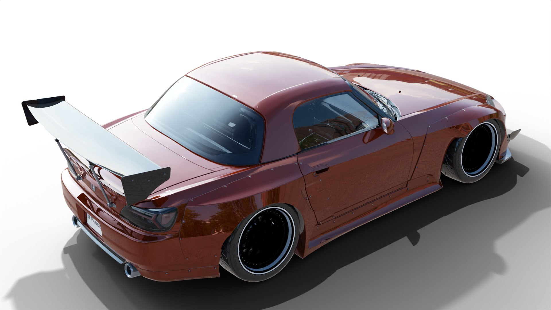 Honda S2000 Wide Body Kit 3D Model - TurboSquid 2347823