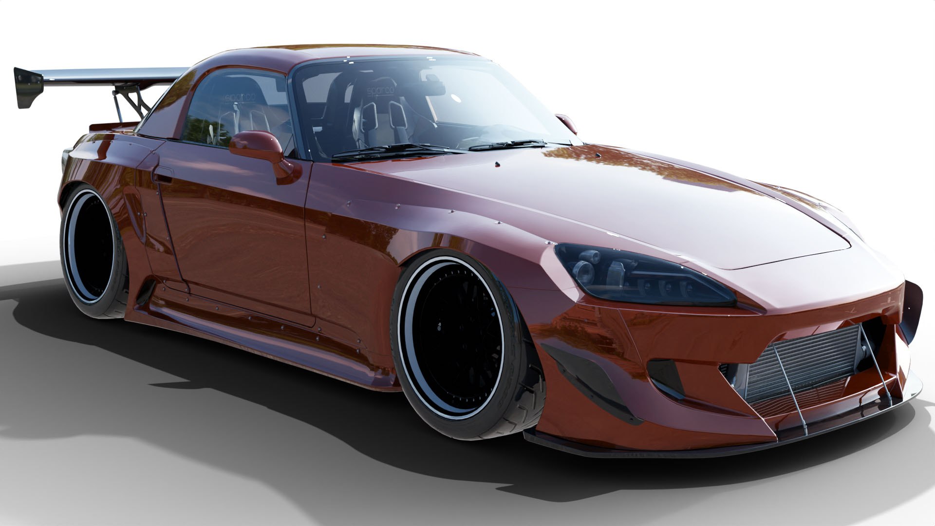 Honda S2000 Wide Body Kit 3D Model - TurboSquid 2347823