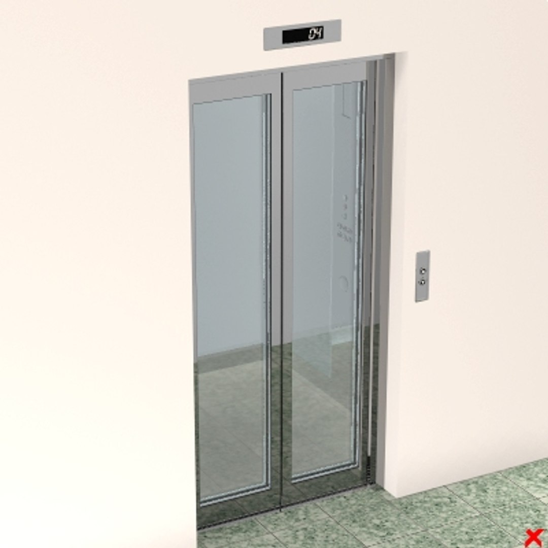 Lift Lobby Entrance 3d Dxf