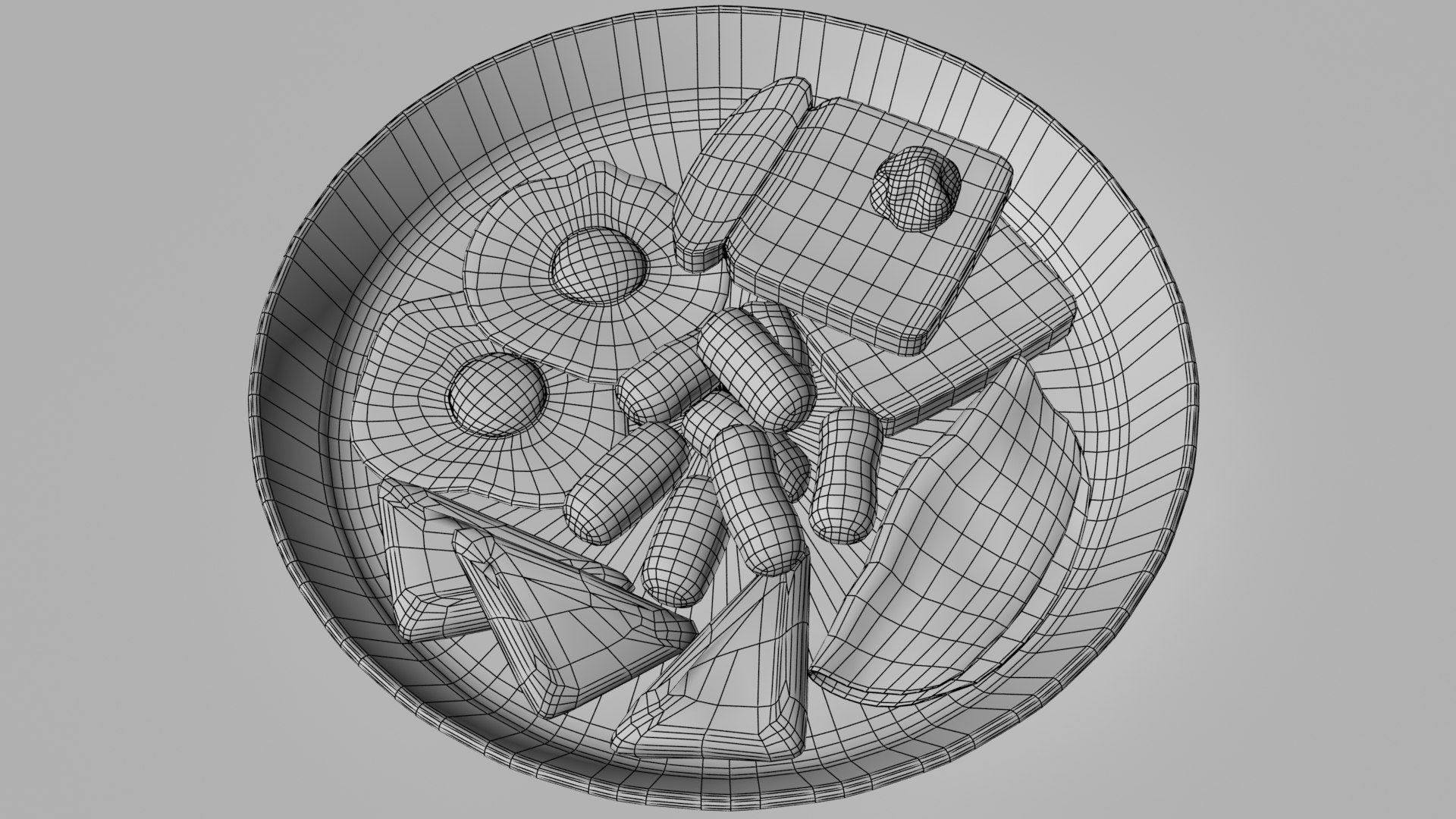 American Breakfast 2 3D Model - TurboSquid 1910665