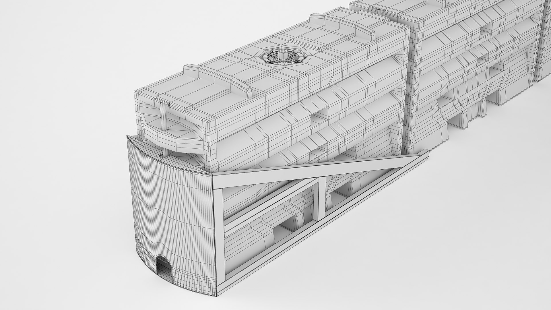 Traffix sled barrier 3D model - TurboSquid 1553519