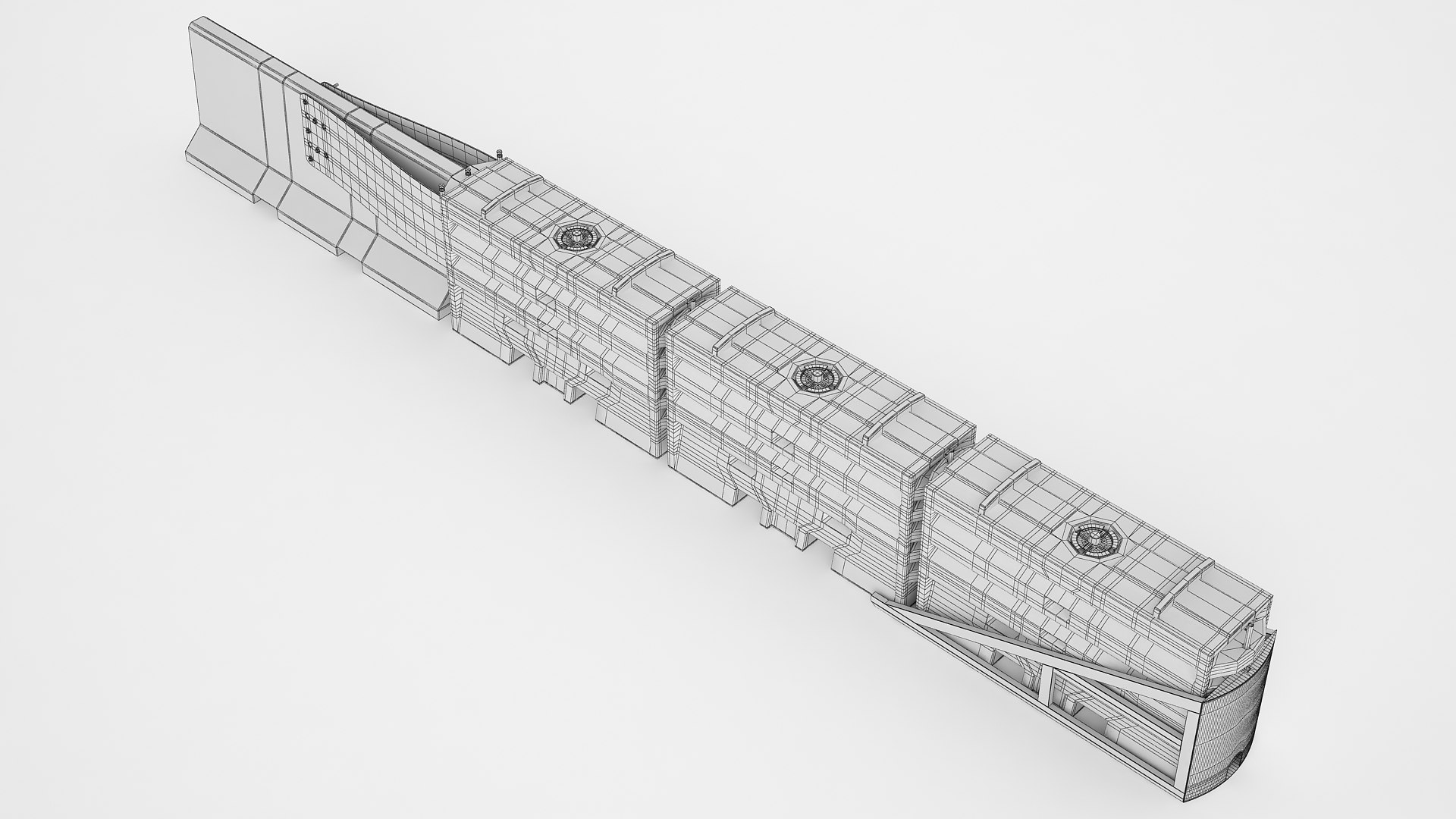 Traffix Sled Barrier 3D Model - TurboSquid 1553519