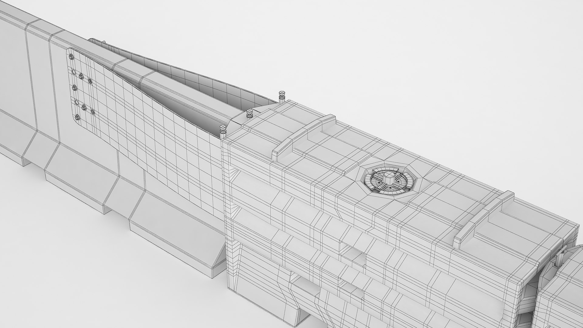 Traffix sled barrier 3D model - TurboSquid 1553519