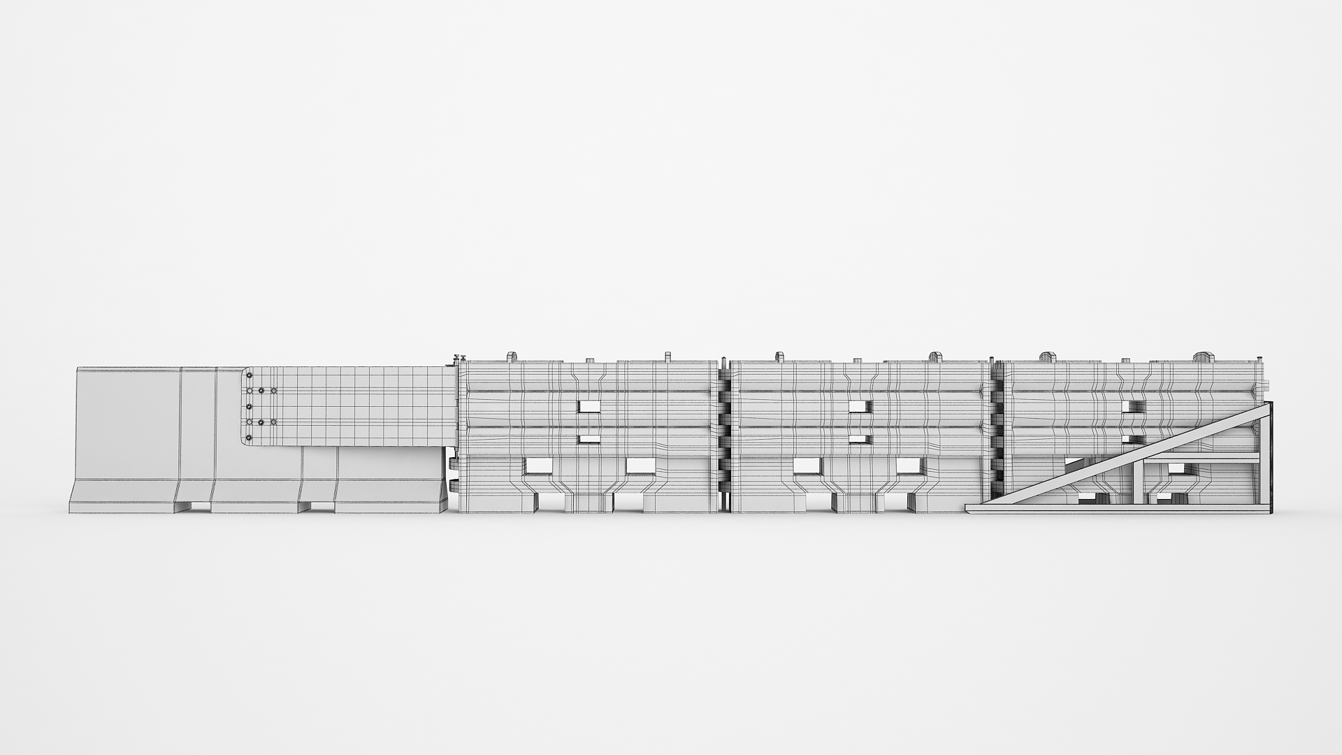 Traffix Sled Barrier 3D Model - TurboSquid 1553519