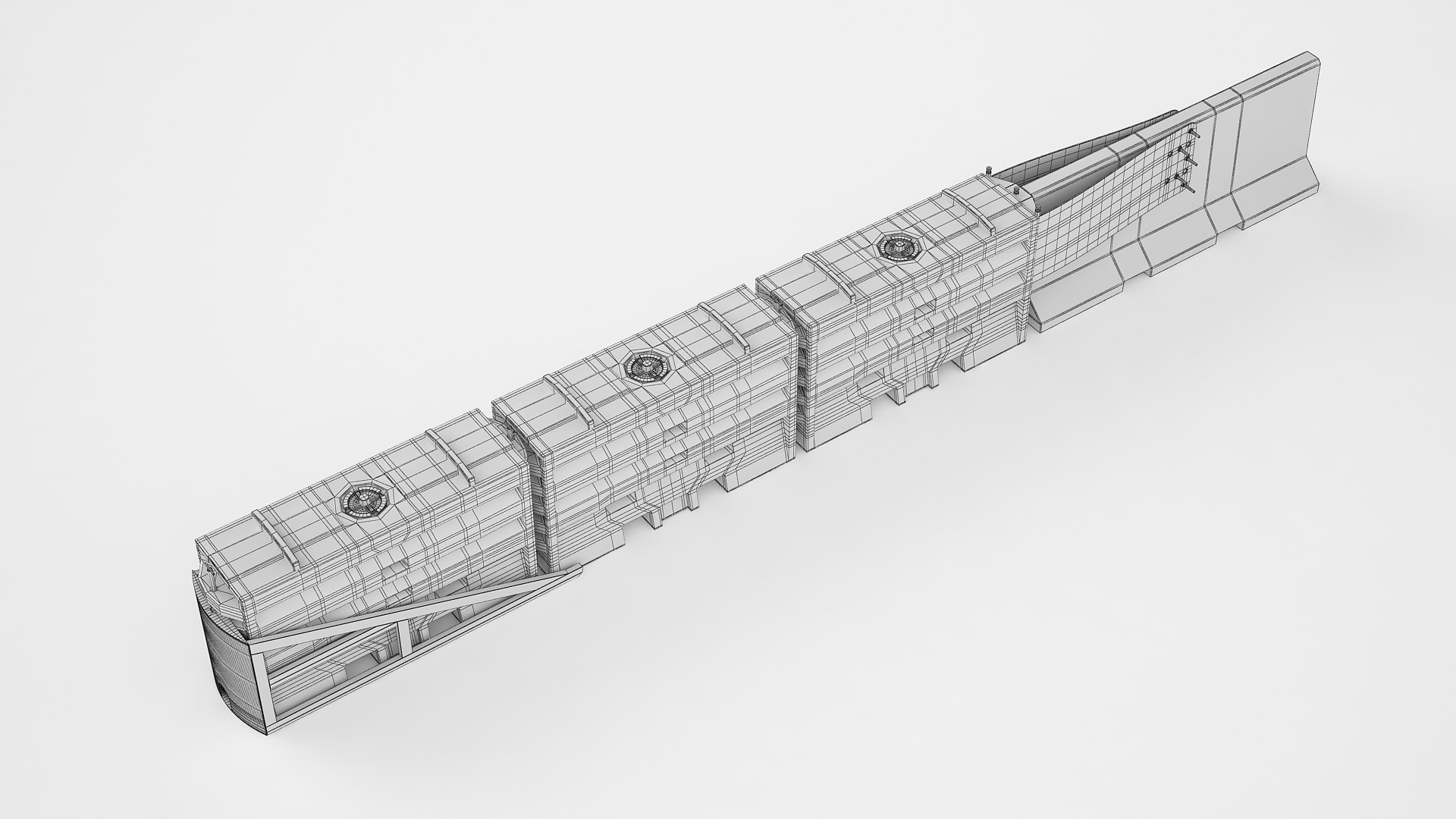 Traffix Sled Barrier 3D Model - TurboSquid 1553519