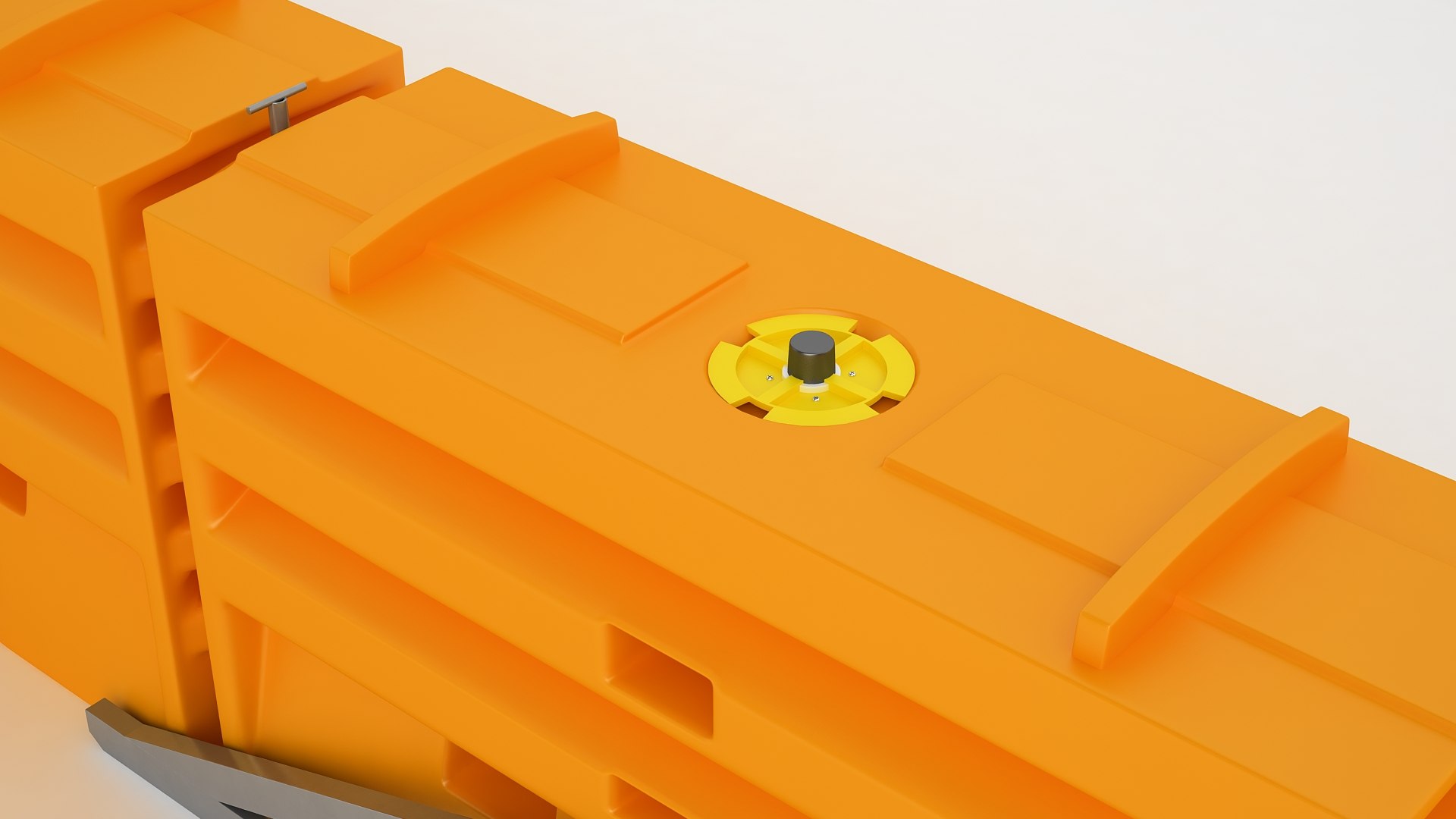 Traffix sled barrier 3D model - TurboSquid 1553519