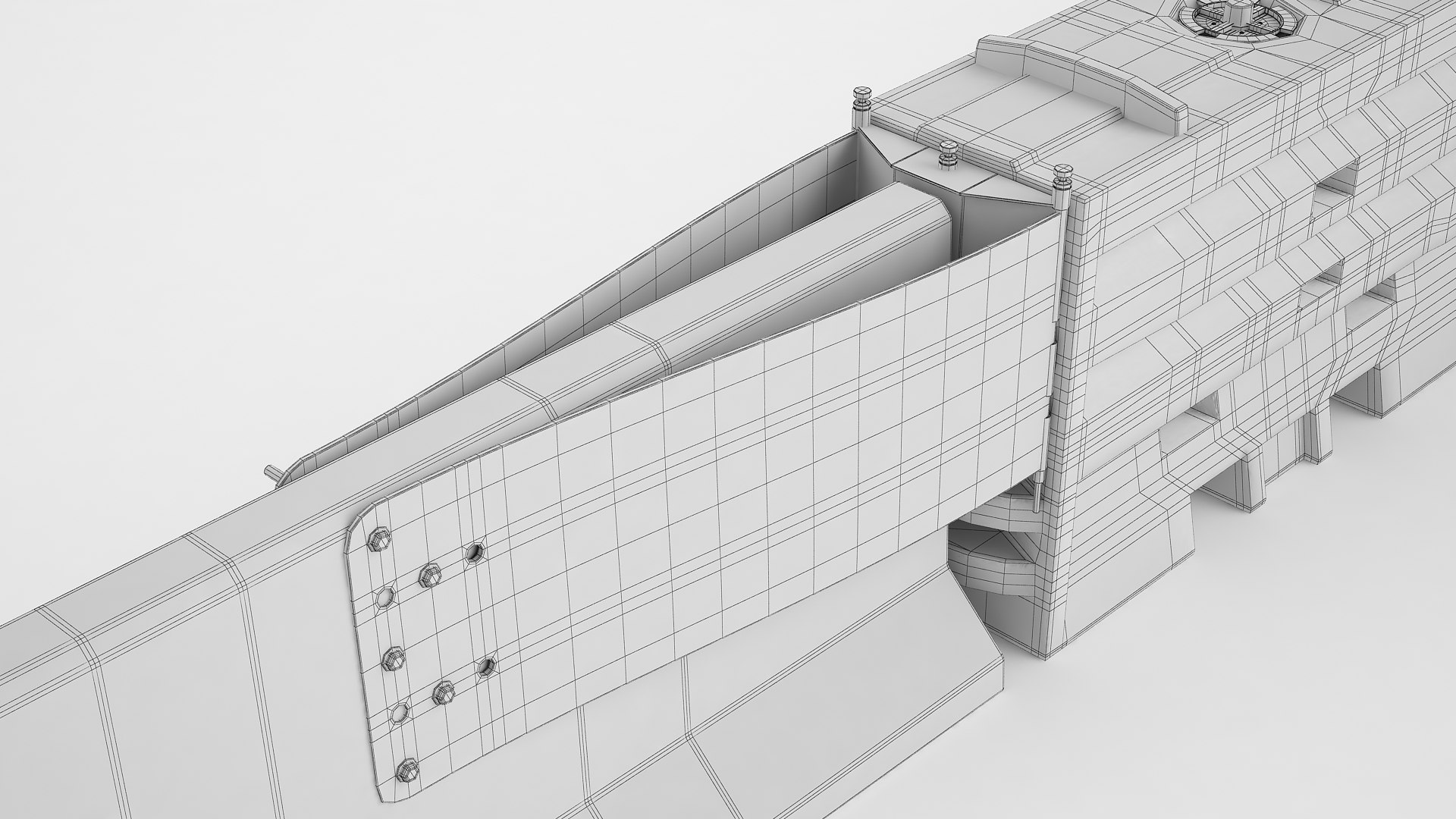 Traffix sled barrier 3D model - TurboSquid 1553519
