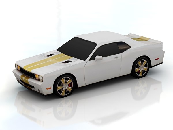 3d model dodge challenger