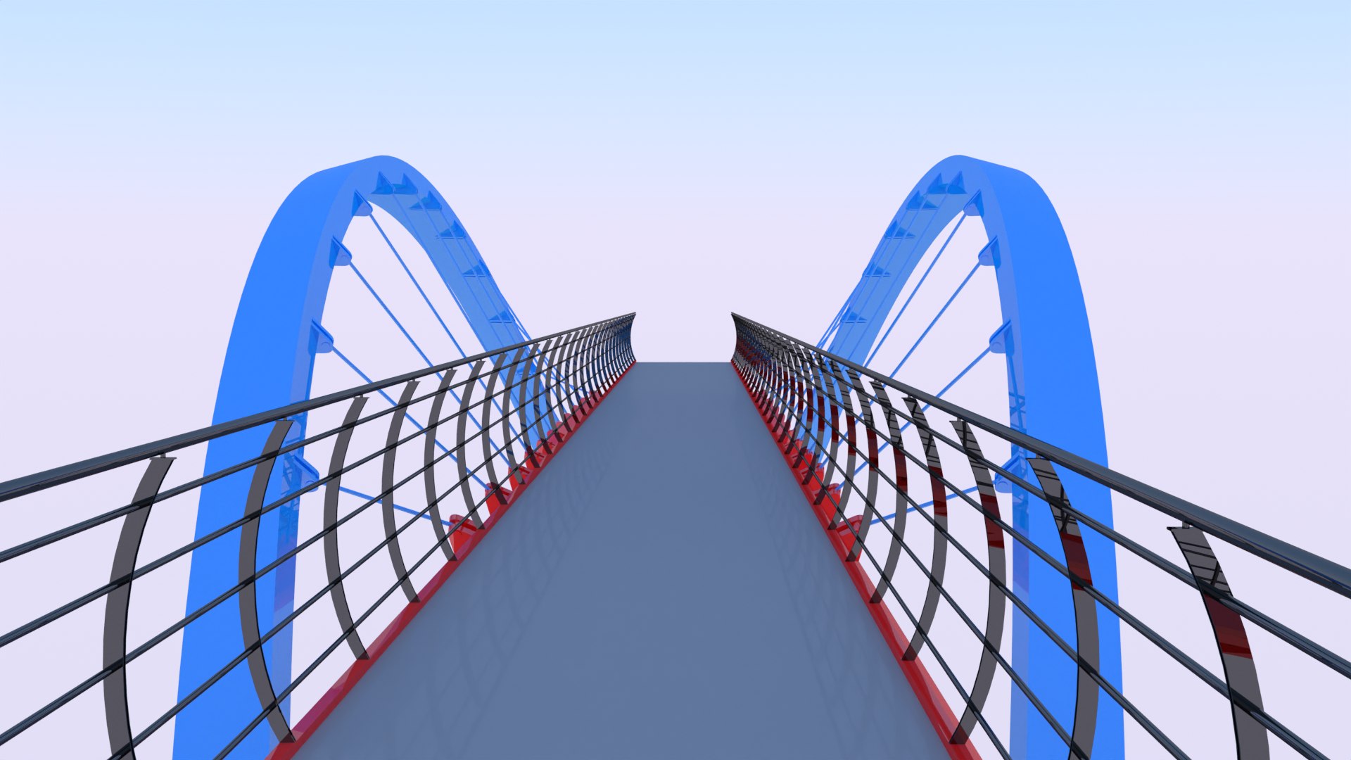Pedestrian bridge 2 3D model - TurboSquid 2024779