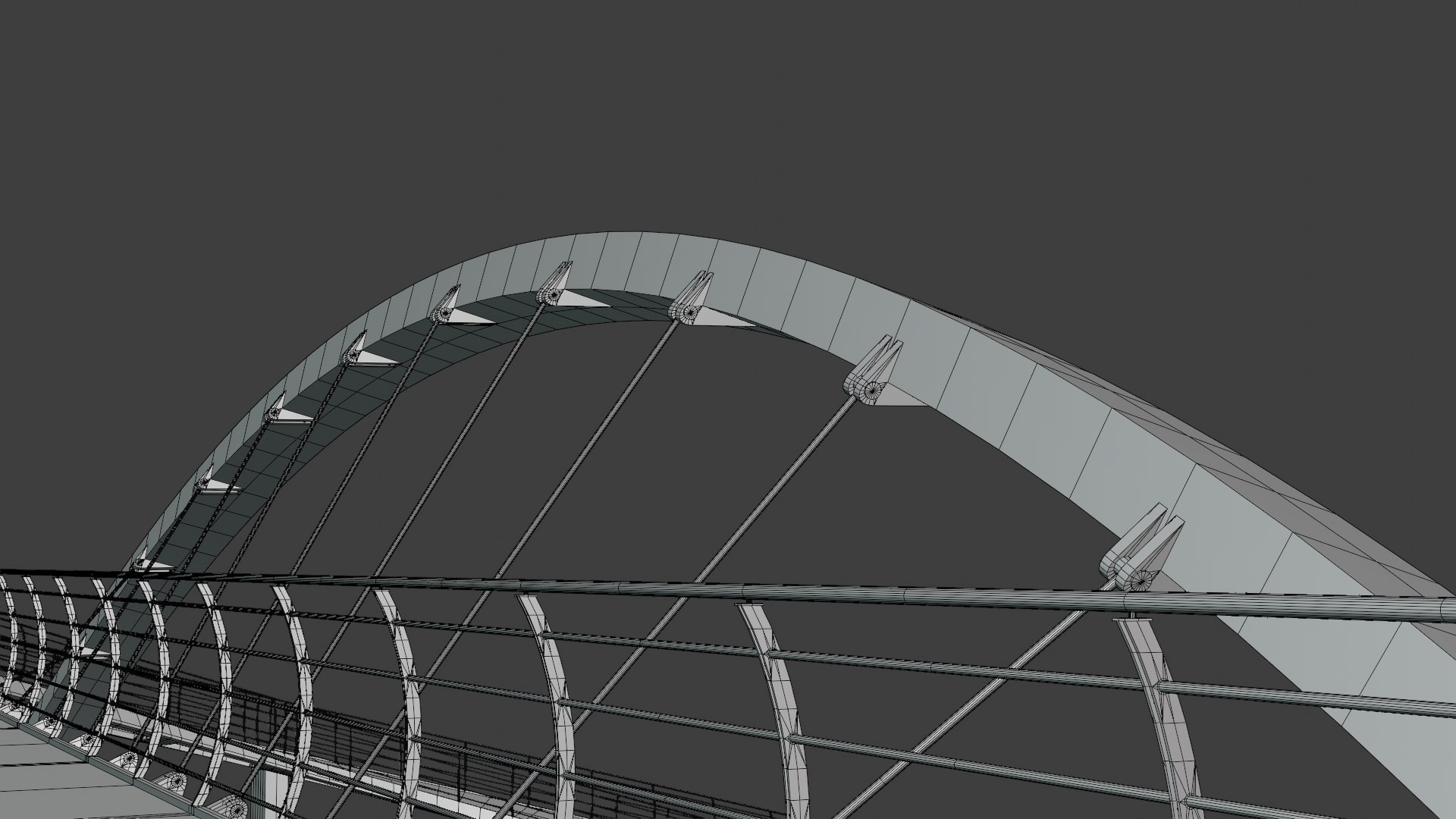 Pedestrian bridge 2 3D model - TurboSquid 2024779