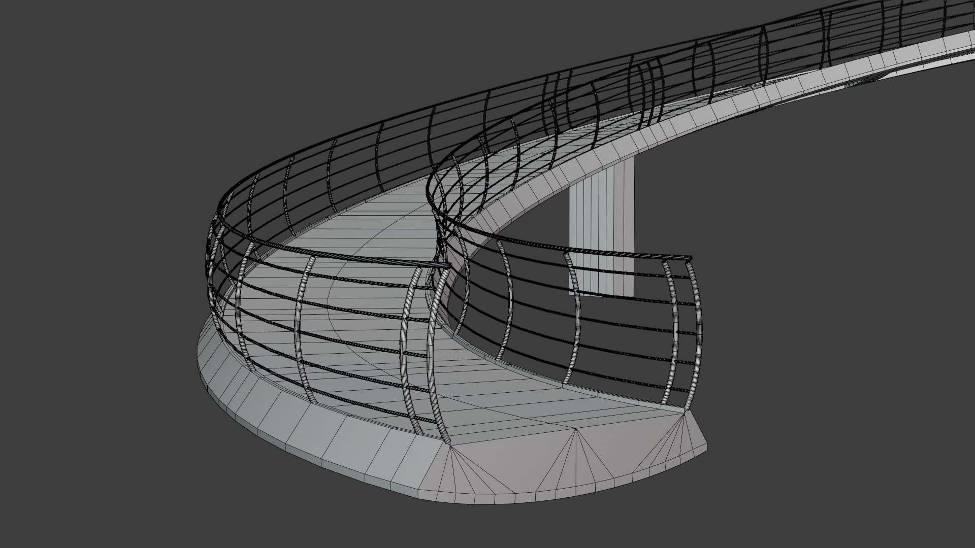 Pedestrian bridge 2 3D model - TurboSquid 2024779