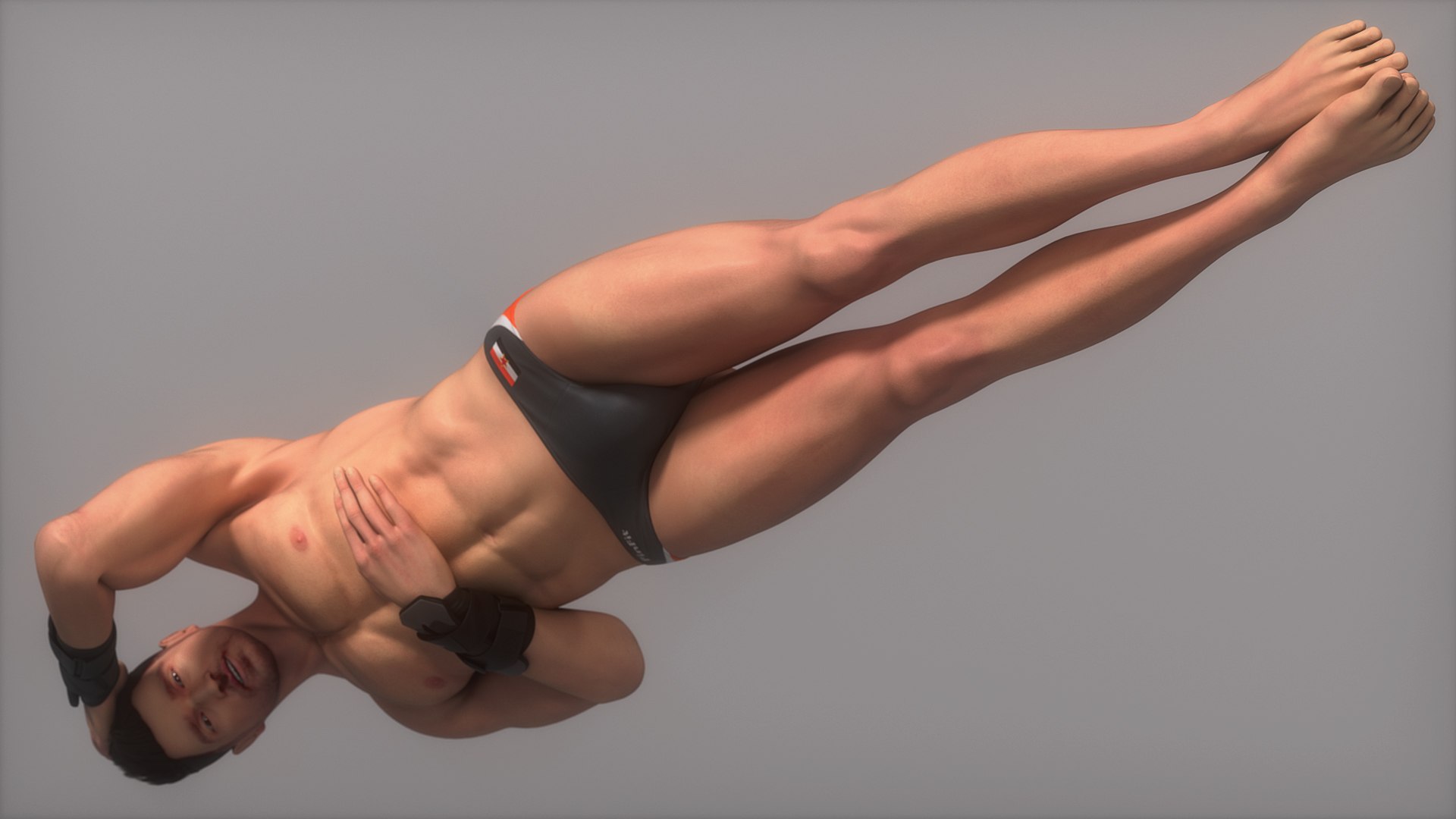 3D Male Diver Platform Animated HQ - TurboSquid 2215750