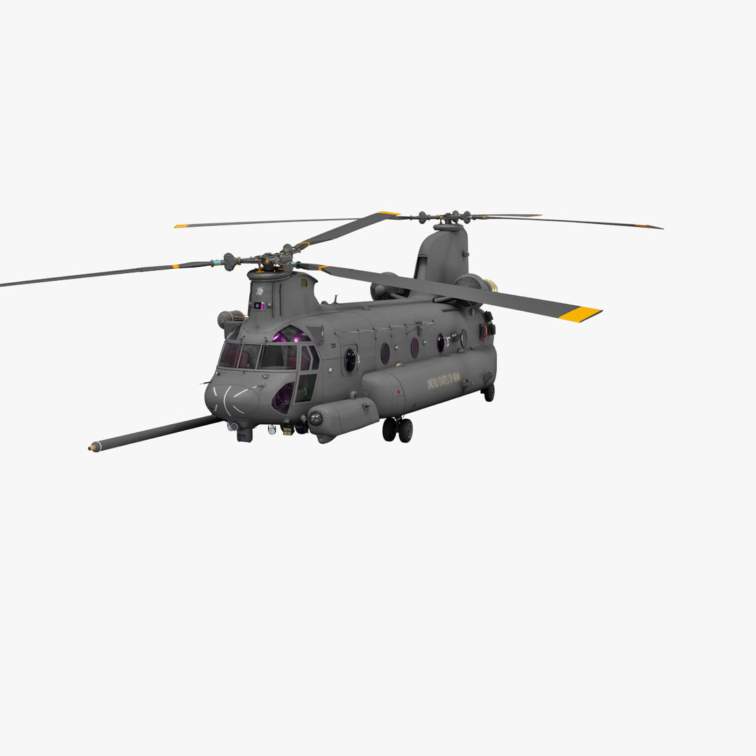 3d mh 47 chinook model