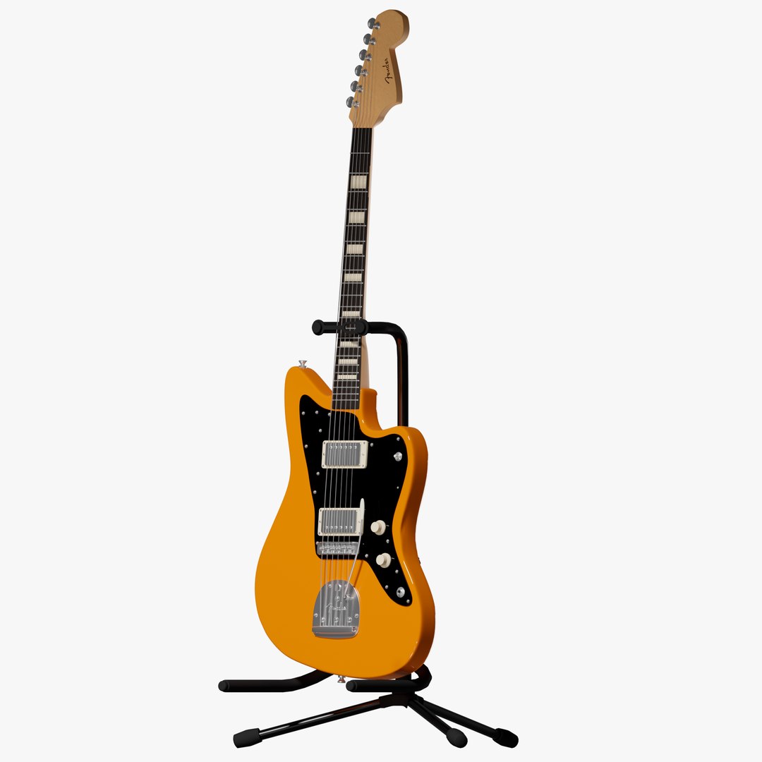 Fender Jazzmaster Electric Guitar 3D model - TurboSquid 2140942