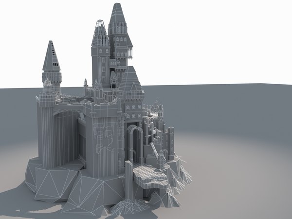 3D Castle Ruins - TurboSquid 1915057
