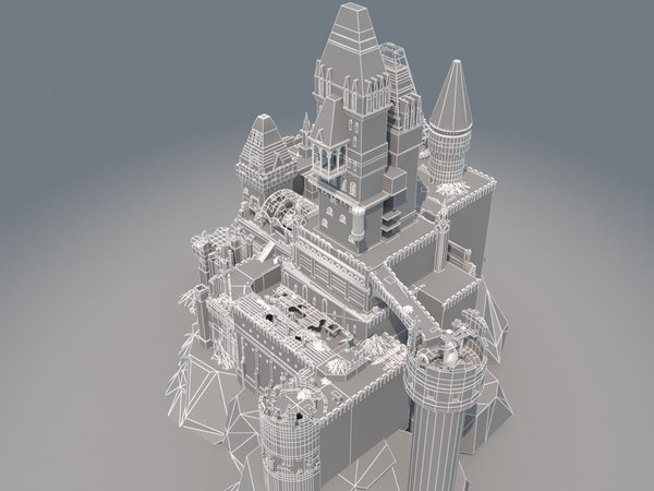 3D Castle Ruins - TurboSquid 1915057