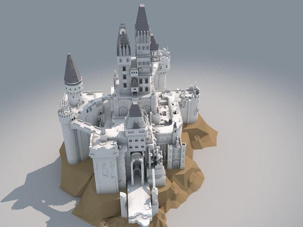 3D Castle Ruins - TurboSquid 1915057