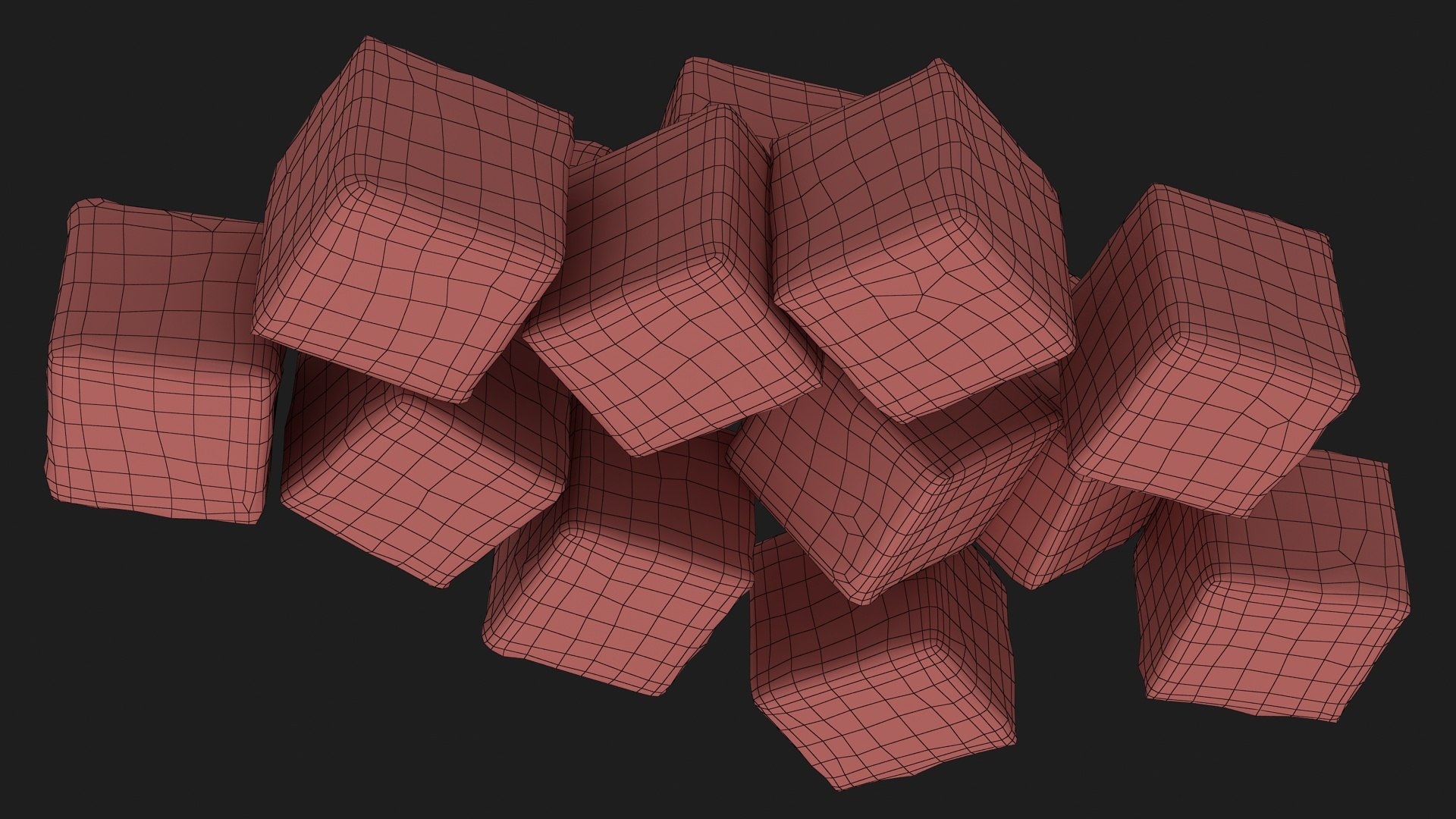 Realistic dragon slice cubes 3D model - TurboSquid 1666155