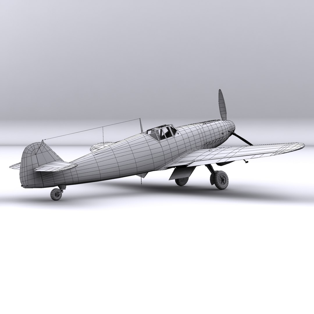 3d Model Gustav Bf-109s 364 1943