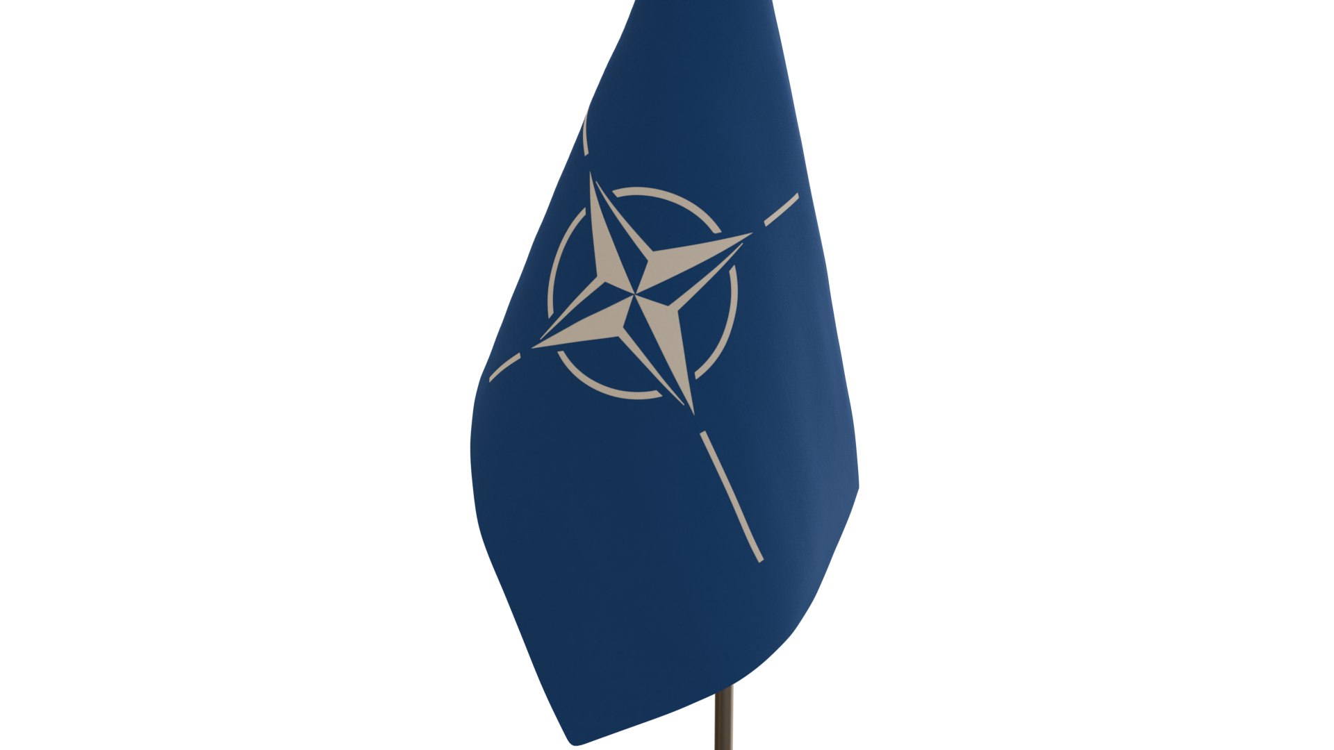 Table Flag NATO 3D Model - TurboSquid 1970055