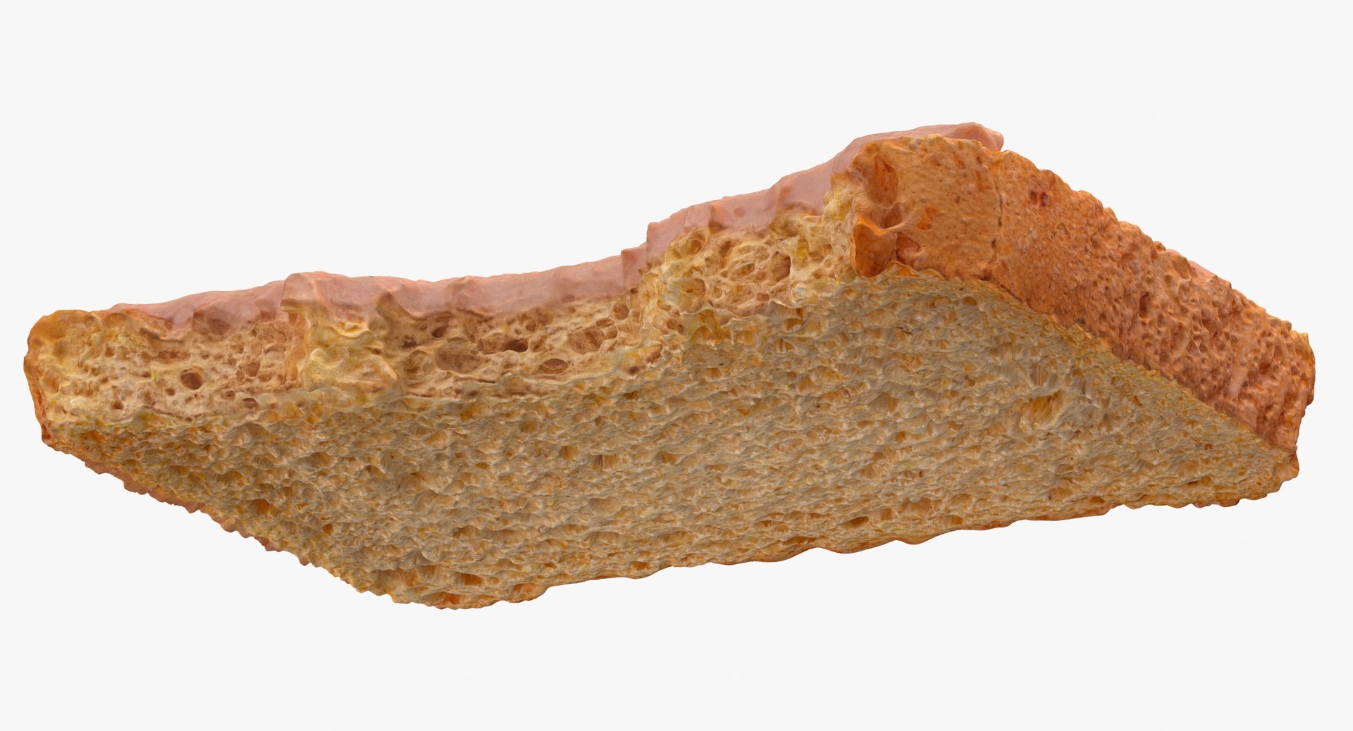 3D Toast with Duck Paste 03 Bitten - TurboSquid 2065280