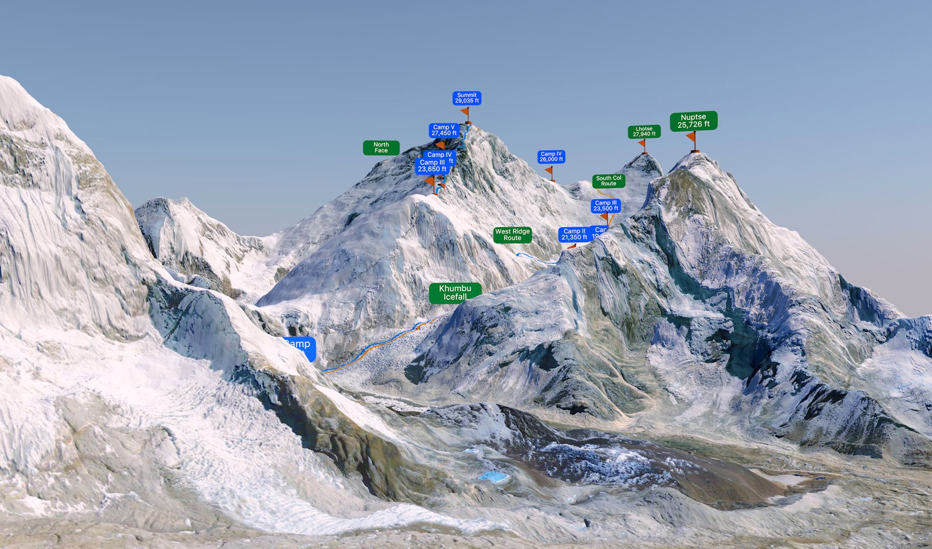 Mount Everest Model - TurboSquid 1309241