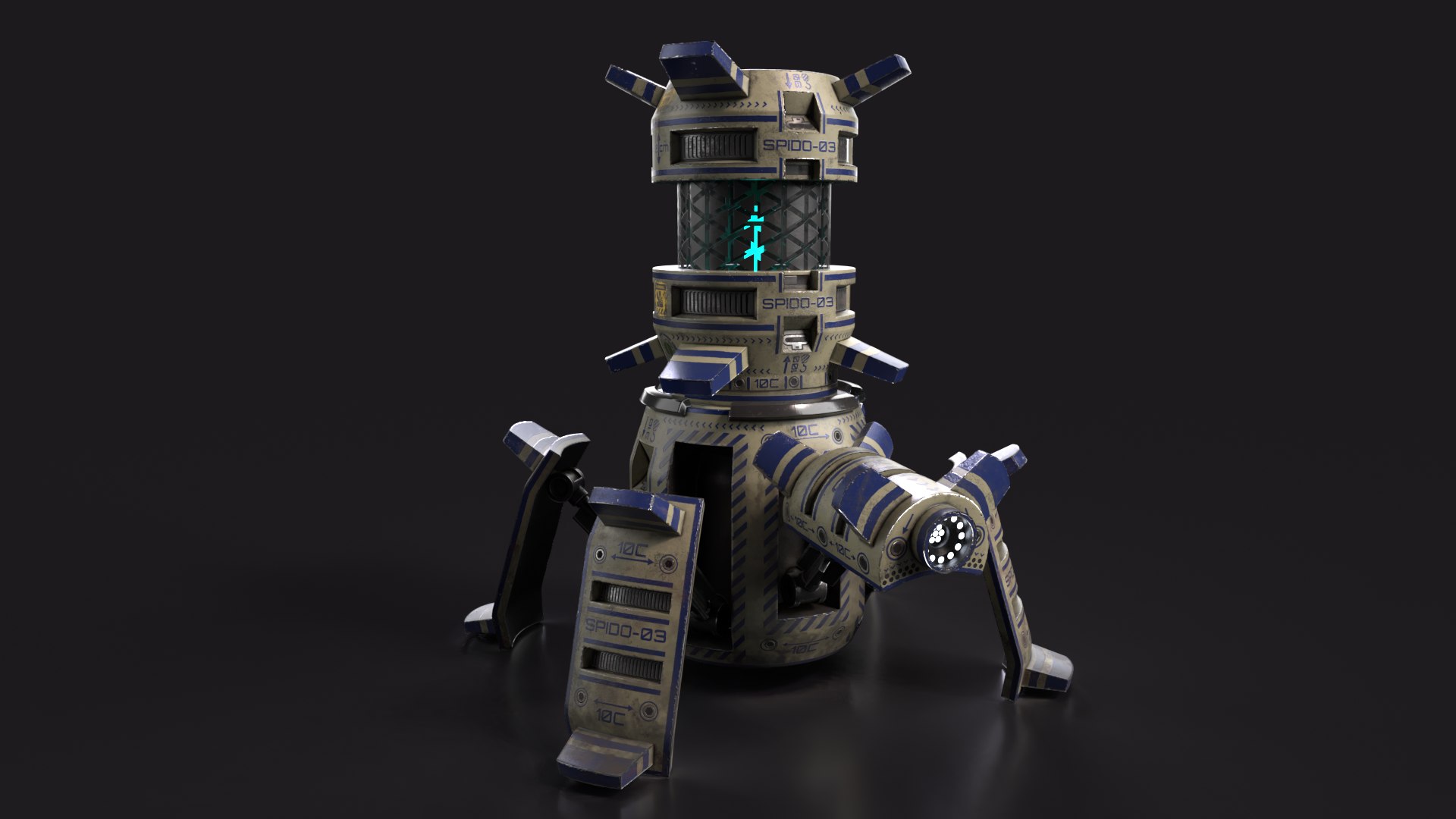 SPIDO-03 3D Model - TurboSquid 2162427