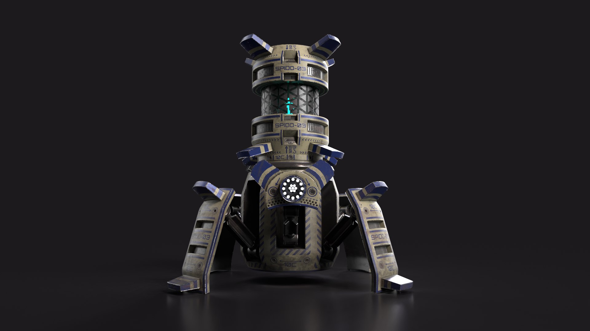 SPIDO-03 3D Model - TurboSquid 2162427