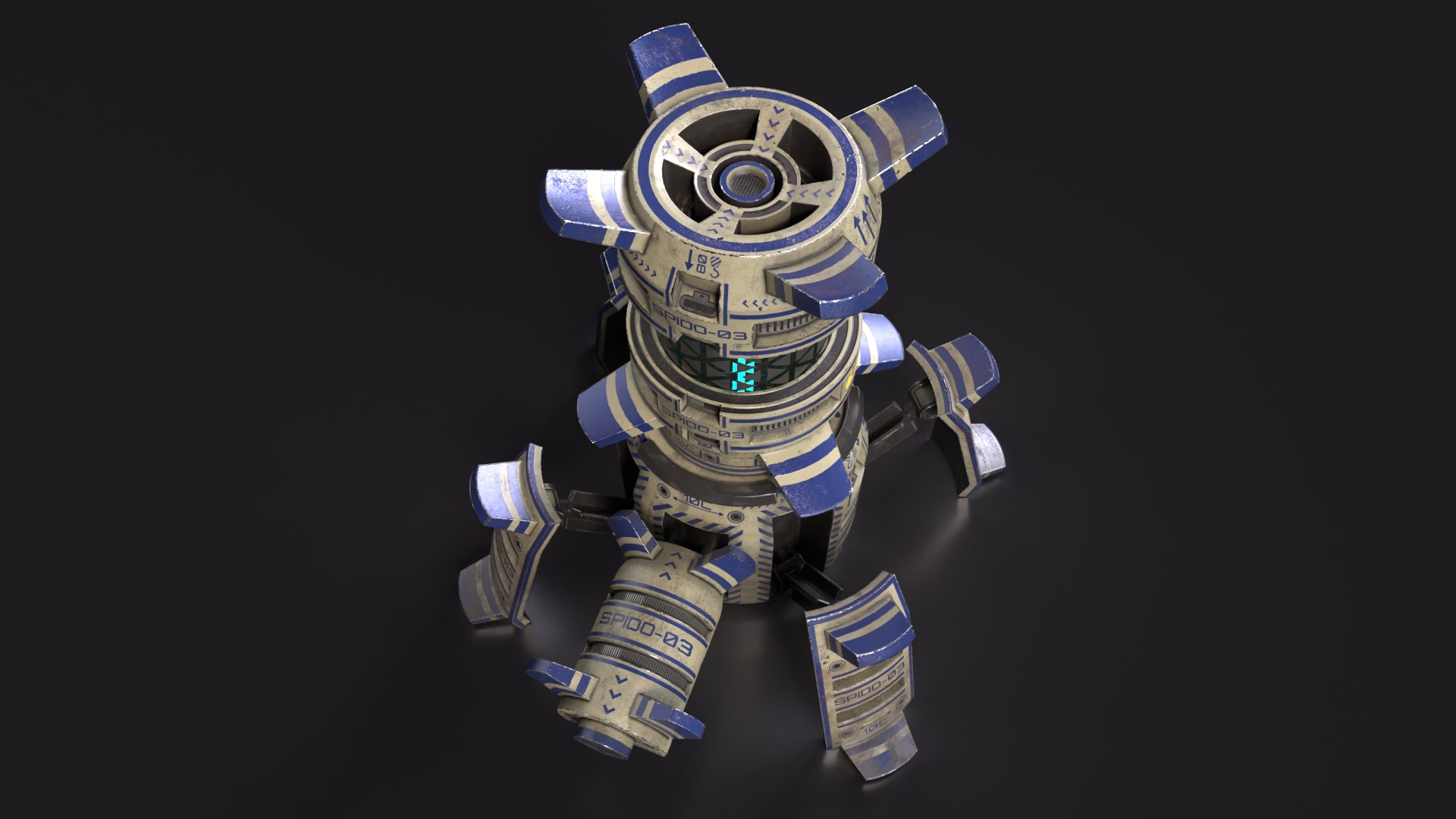 SPIDO-03 3D Model - TurboSquid 2162427