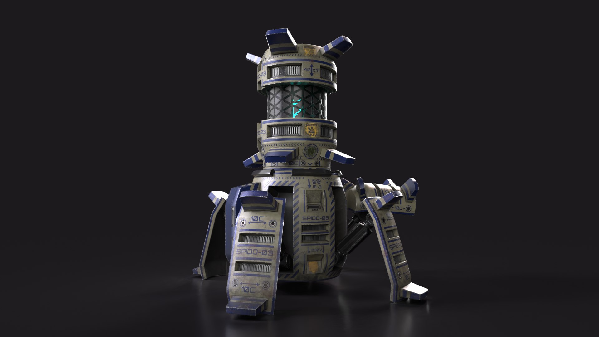SPIDO-03 3D Model - TurboSquid 2162427