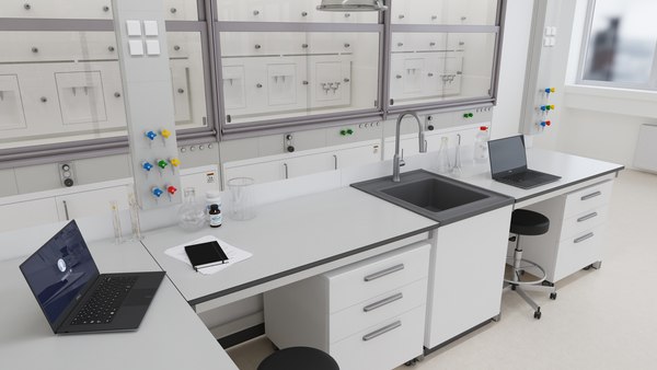 3D laboratory lab - TurboSquid 1546582