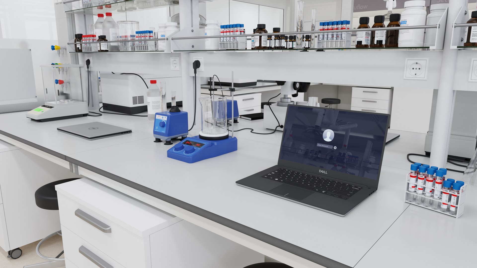 3D laboratory lab - TurboSquid 1546582