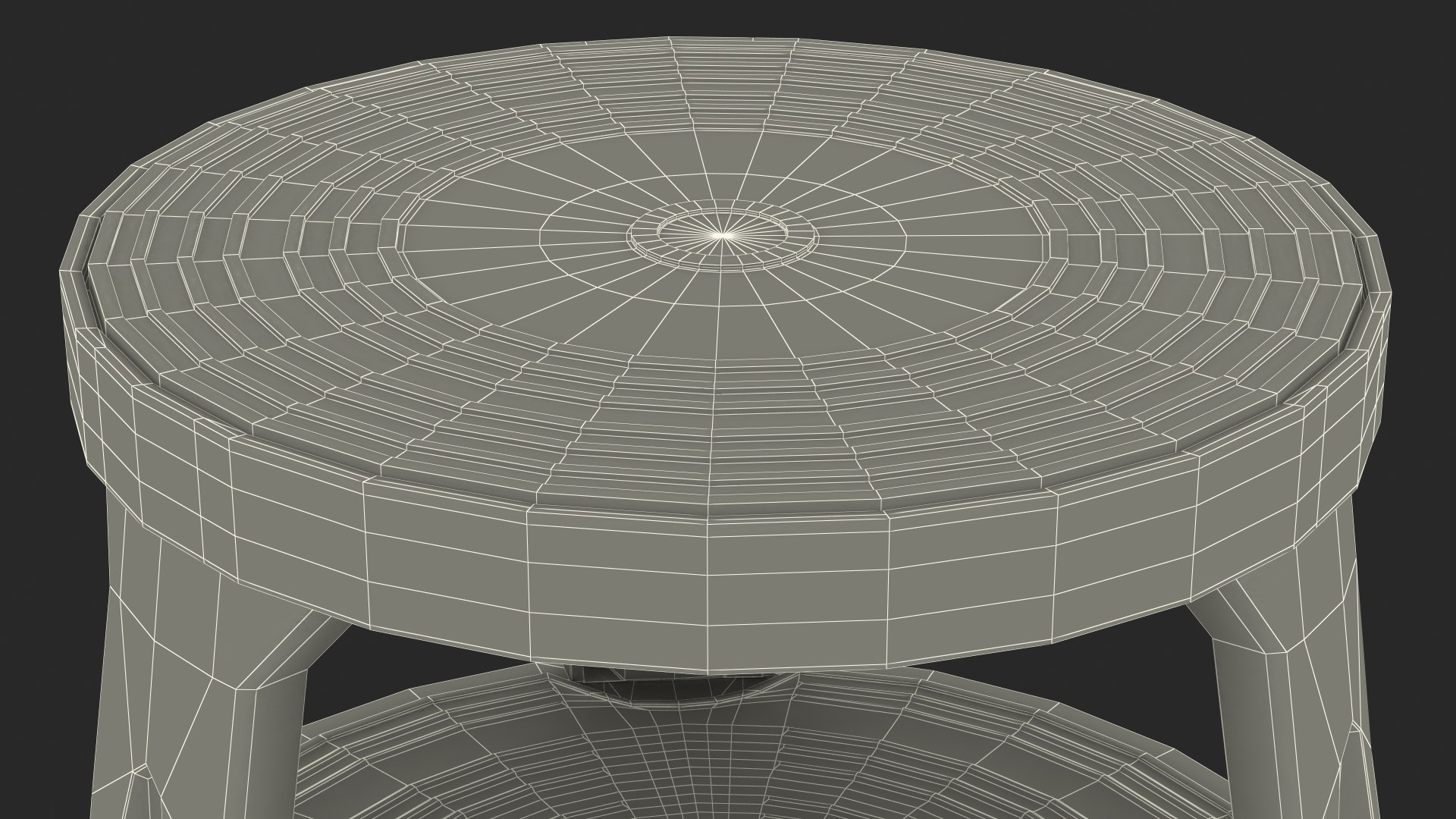 3D kick stool steel red - TurboSquid 1708301