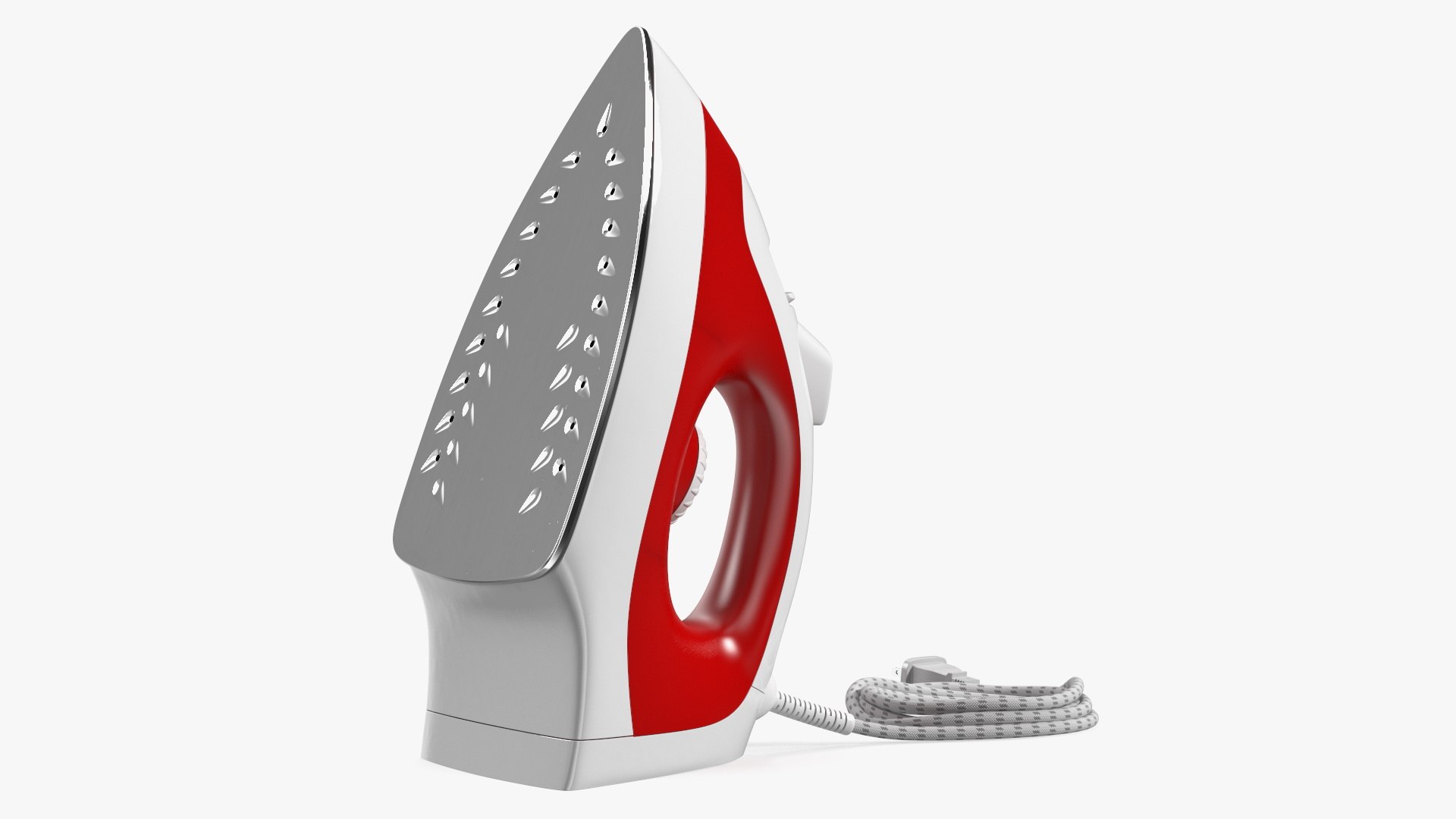 Steam Iron Red 3D - TurboSquid 2061247