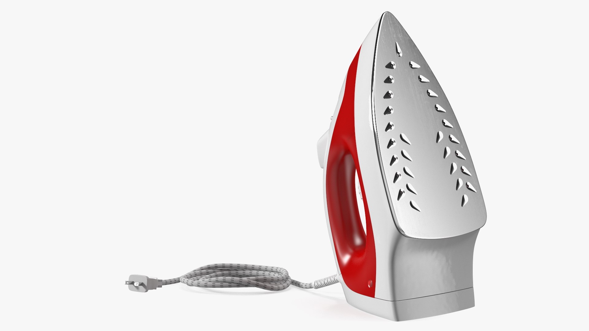 Steam Iron Red 3D - TurboSquid 2061247