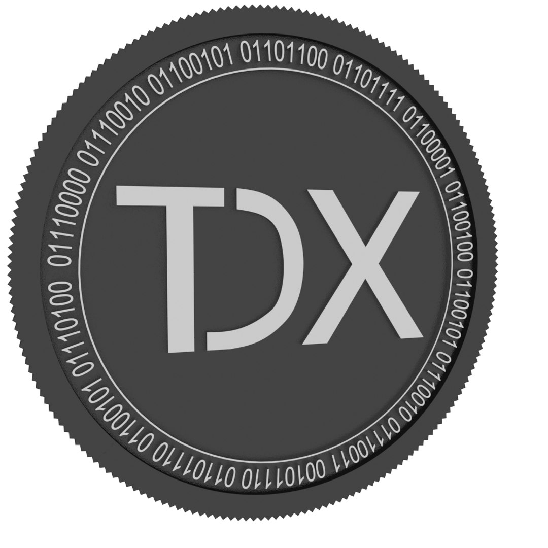 Tidex token model - TurboSquid 1556632