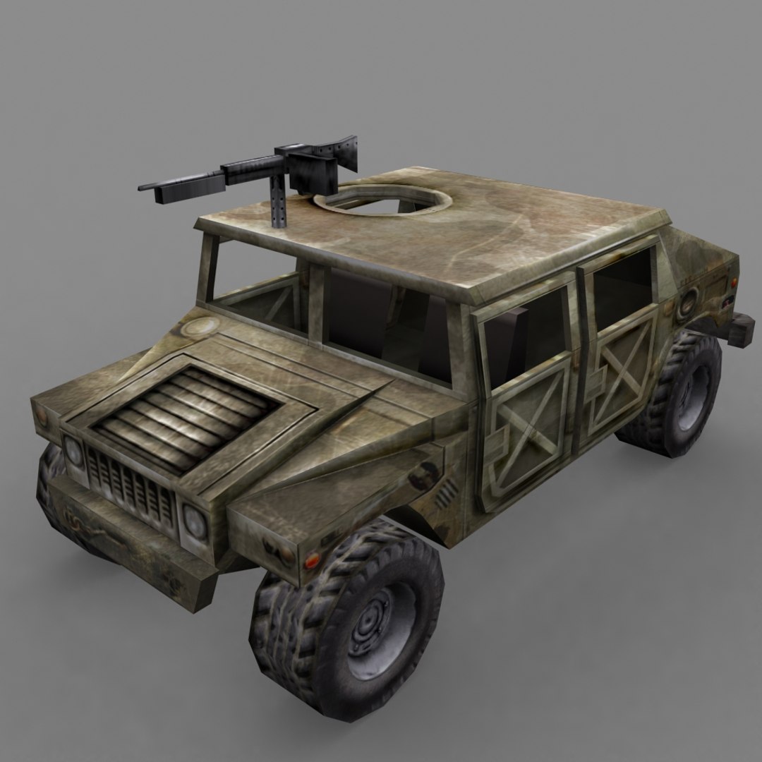 3d humvee model