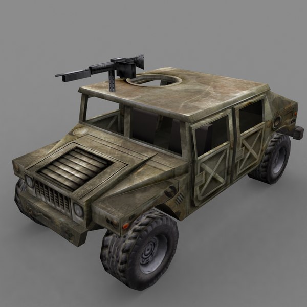 3d humvee model