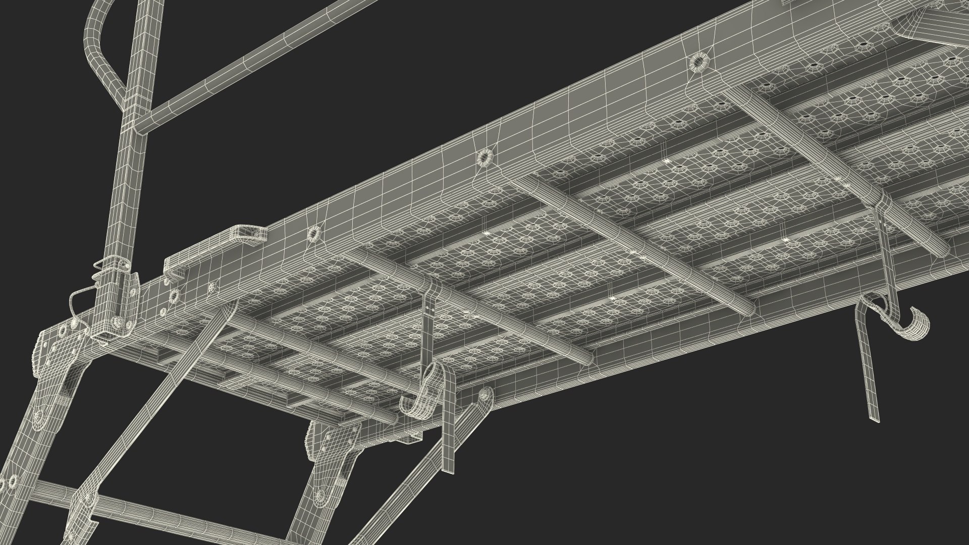 3D Rescue Platform With Stairs - TurboSquid 2211480