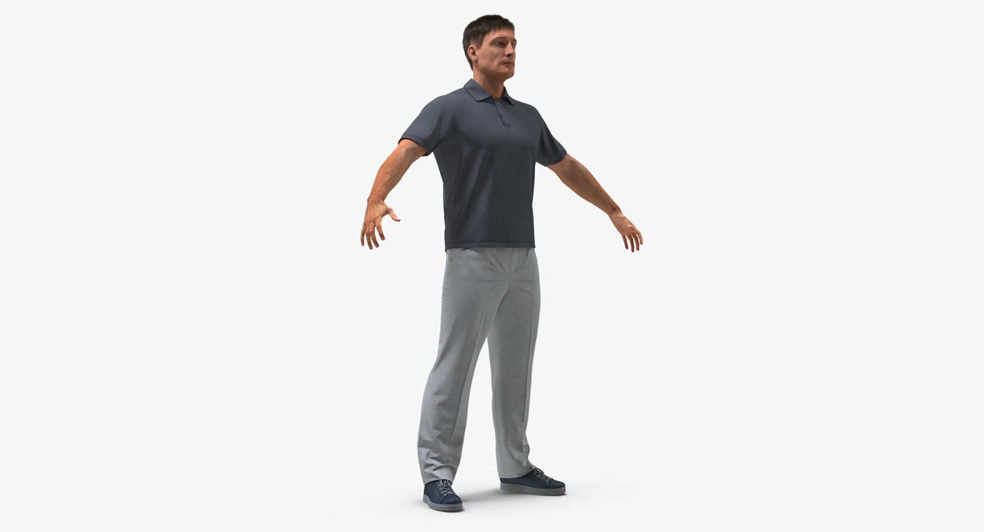 Man casual style fur 3D model - TurboSquid 1212122
